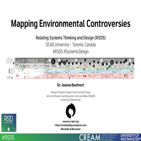 Joanna Boehnert: Mapping Controversy in Environmental Communication | PPT