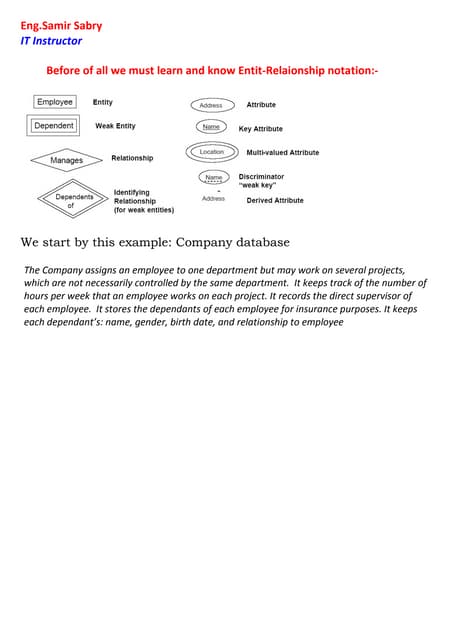 ER model to Relational model mapping | PPTX