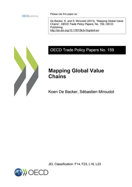 Global value chains (GVCs) | PPT