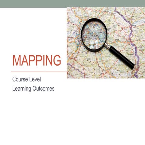 Mapping Learning Outcomes Ppt