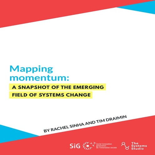 Mapping momentum, the systems studio and sig | PDF