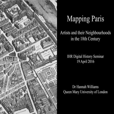 Mapping paris | PPTX