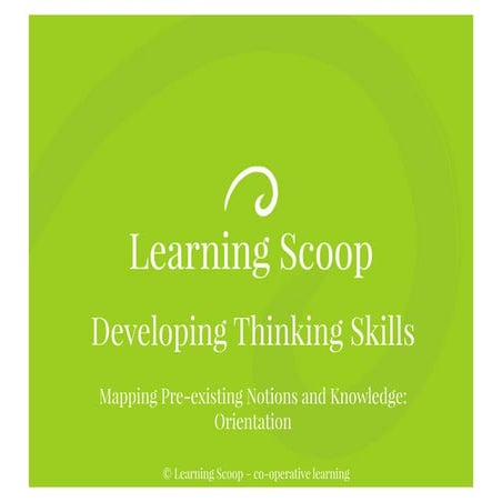 Mapping pre-existing notions and knowledge: Orientation | PDF