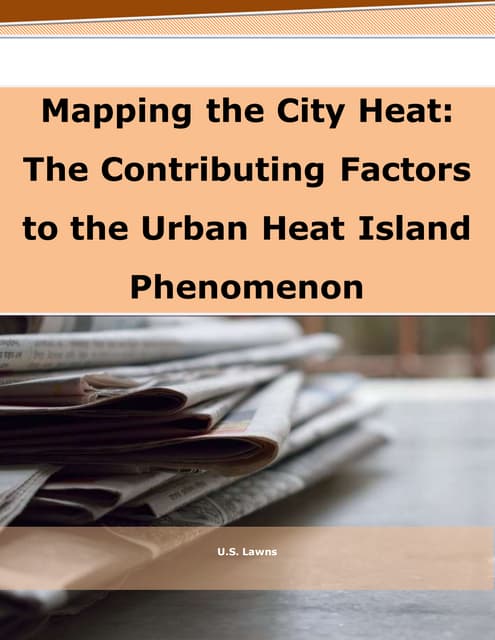 Sustainable Cities: Urban Heat Island Effect | PPTX | Indoor ...