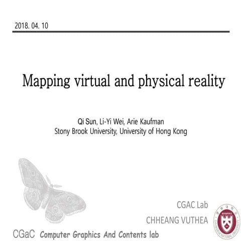 Mapping virtual and physical reality | PPT