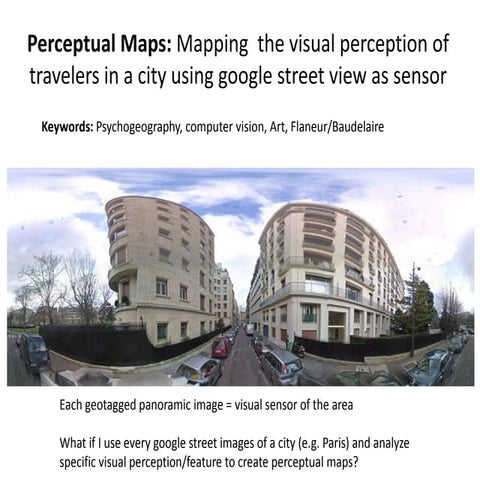 Mapping Visual Perceptions using Google Street View | PPT
