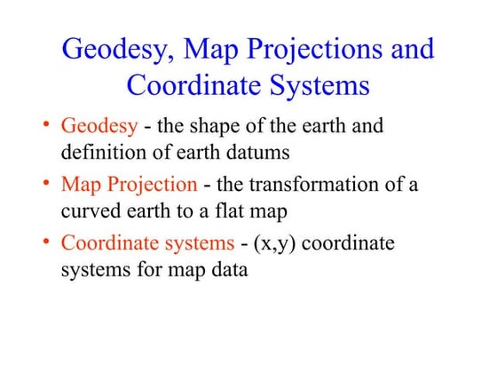 Geodesy - Definition, Types, Uses and Applications | PDF | Geography ...