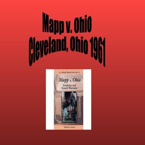 Mapp v ohio.. | PPT