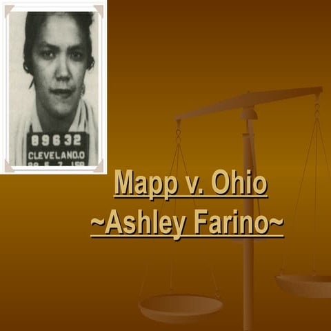 Mapp v ohio.. | PPT | Free Download