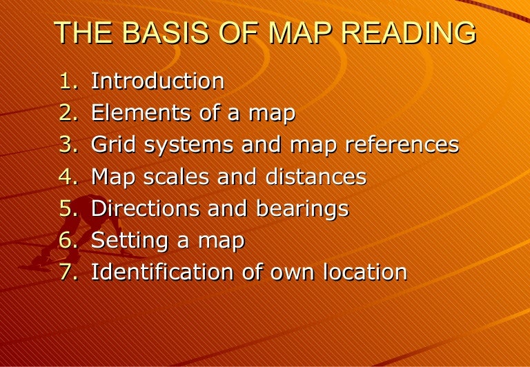 Map Reading map-reading