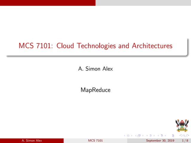 Map Reduce Presentation Ppt