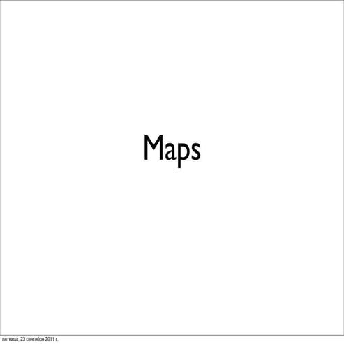 Maps | PPT