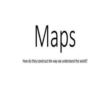 Maps | PPT