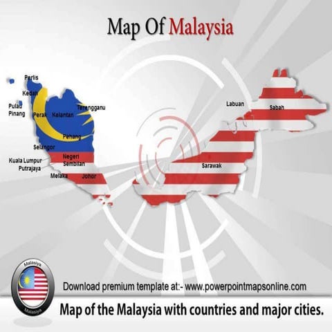 Maps of Malaysia PowerPoint Maps | PPT