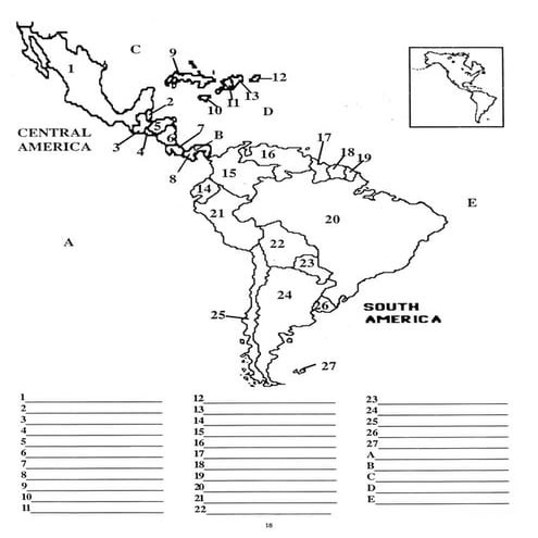 Map south america | DOC
