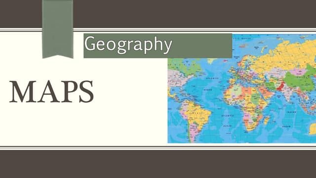 Chapter 4 maps ppt | PPTX