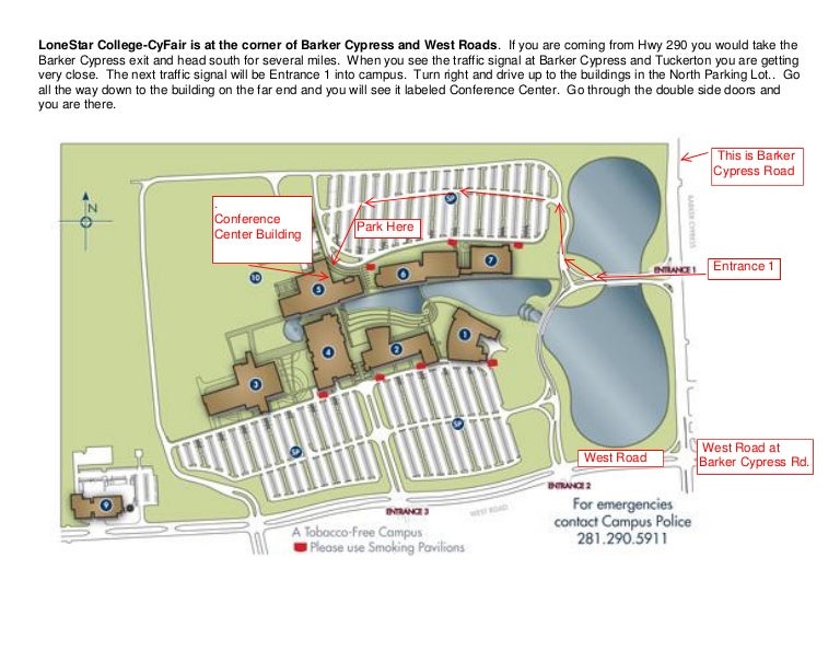 Map to Conference Center
