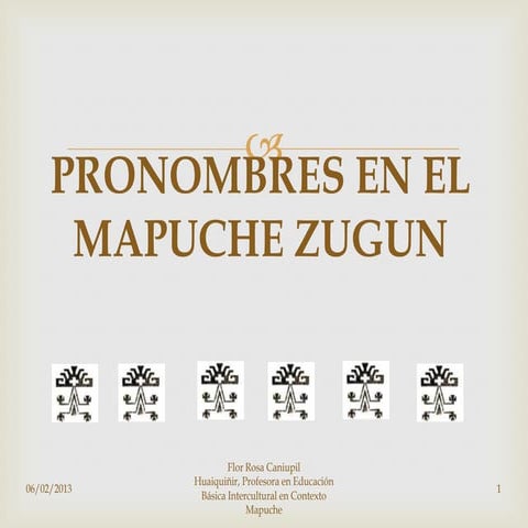 Mapucheñi zugun | PPTX