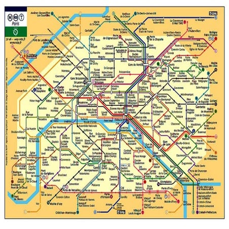 Map underground paris | PPT