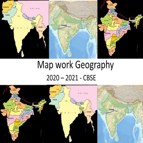 Map work geography 20-21 - slide share | PPTX