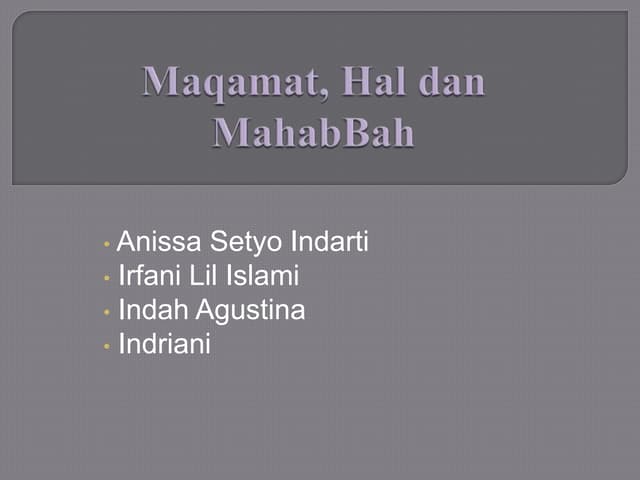 Konsep Ketuhanan dalam Islam (pengertian dan prinsip-prinsipnya) | PPTX