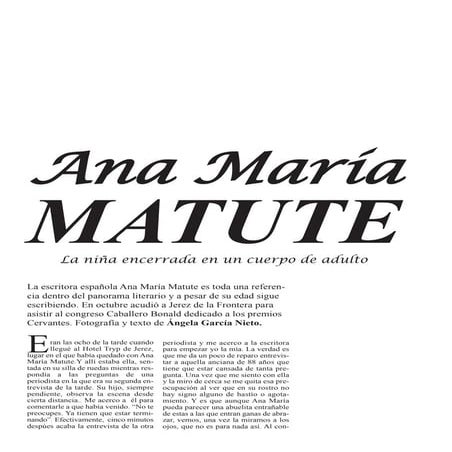 Entrevista Ana María Matute | DOC