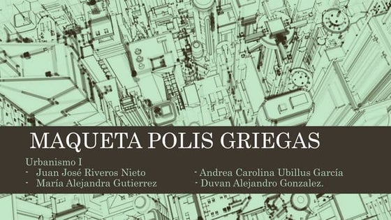 Abstracción sobre polis griegas | PPTX