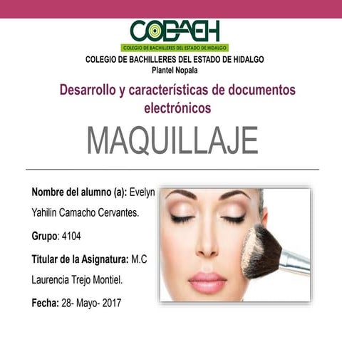 Maquillaje | PPT