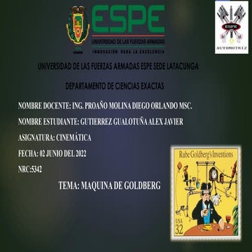 Máquina Goldberg | PDF