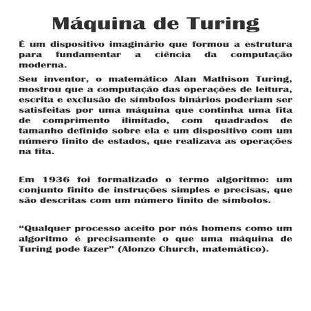 Maquina de turing | PDF