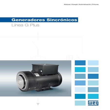 Maquinas generadores sincrónos - linea g plus | PDF