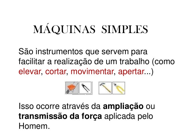 Maquinas simples