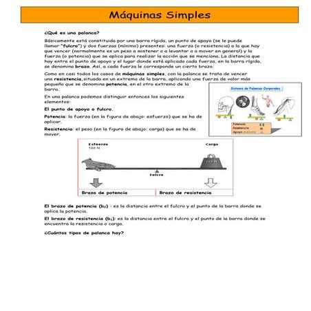 Maquinas simples | PDF
