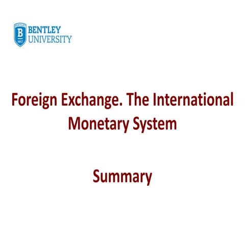 Mar 2 - Foreign Exchange. The International Monetary System(1).pptx