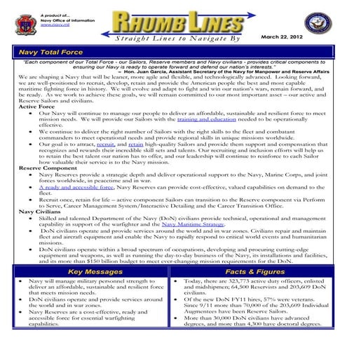 Sea Warrior Program (PEO-EIS PMW 240) 8-pg overview story | DOC