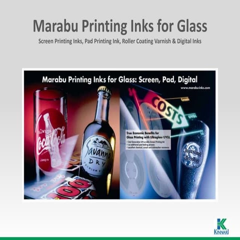 Marabu Printing Inks For Glass | PPTX | Design | Fine Art