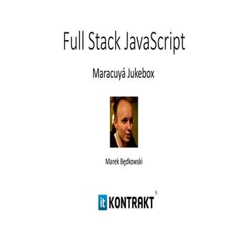 Full Stack JavaScript case study na podstawie Maracuya Jukebox audio ...