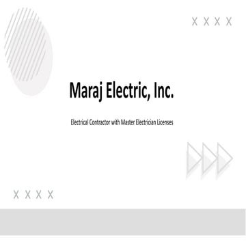 Maraj Electric, Inc. - Smart Electrical Services, Timeless Quality.pdf