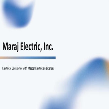 Maraj Electric, Inc. - Powering Projects with Precision and Integrity.pdf