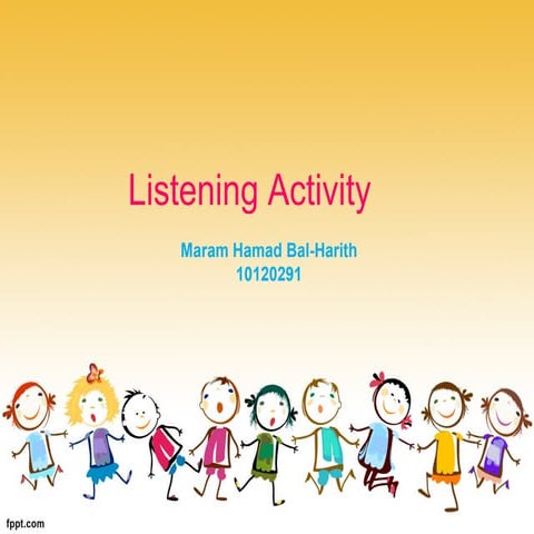 listening activity | PPT
