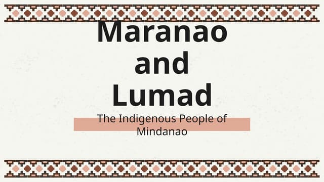 Lumads of Mindanao.pptx