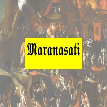 Maranasati presentation | PPTX