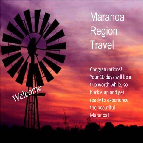 Welcome to The Maranoa | PPTX