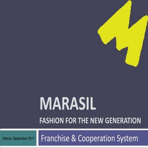 Marasil Franchise Concept 2011 | PPT