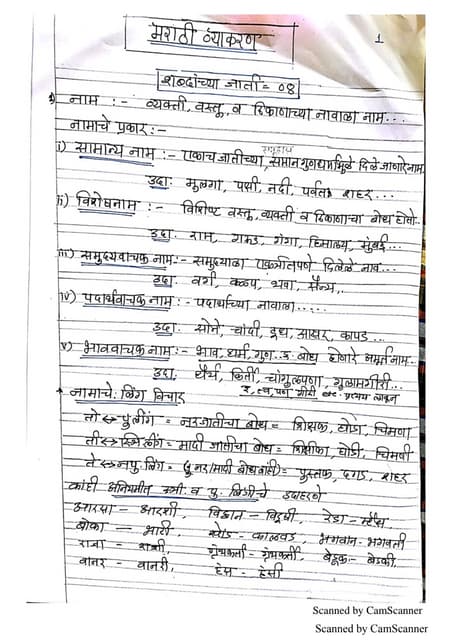 Marathi (Grammar) | PDF