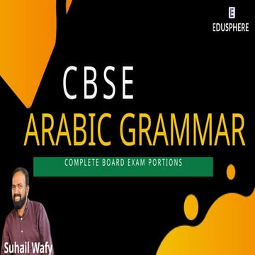 CBSE Arabic Grammar - Class 10 ppt.pptx