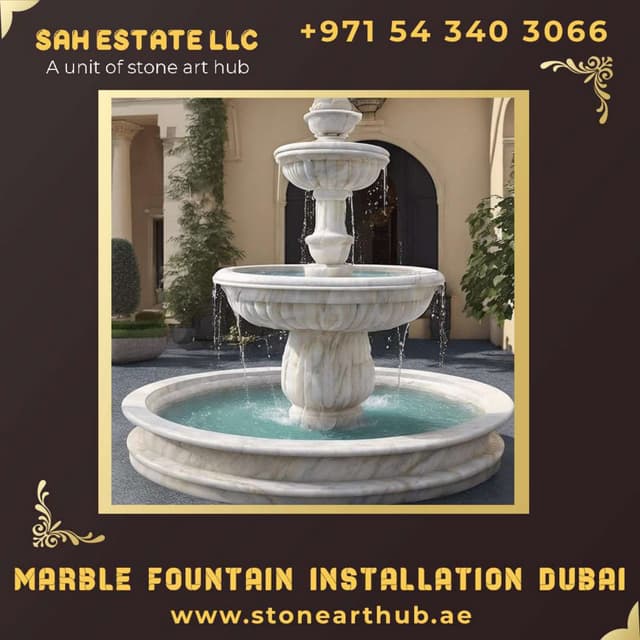 Marble Fountain Installation Dubai - ☎ +971 54 340 3066 | PDF