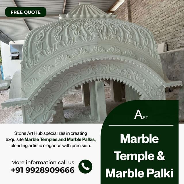 Marble Temple And Marble Palki - Luxury Marble Temple | PDF