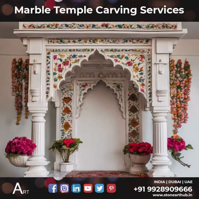Marble Temple Carving Services - Stone Art Hub | PDF