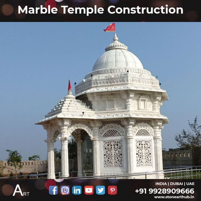 Marble Temple Construction - Stone Art Hub | PDF